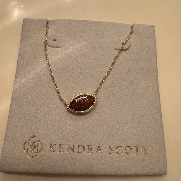 Kendra Scott | Jewelry | Kendra Scott Football Necklace | Poshmark